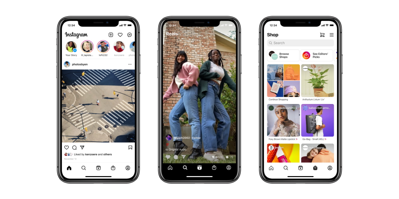 Instagram изменил дизайн главного экрана // Новости бизнеса